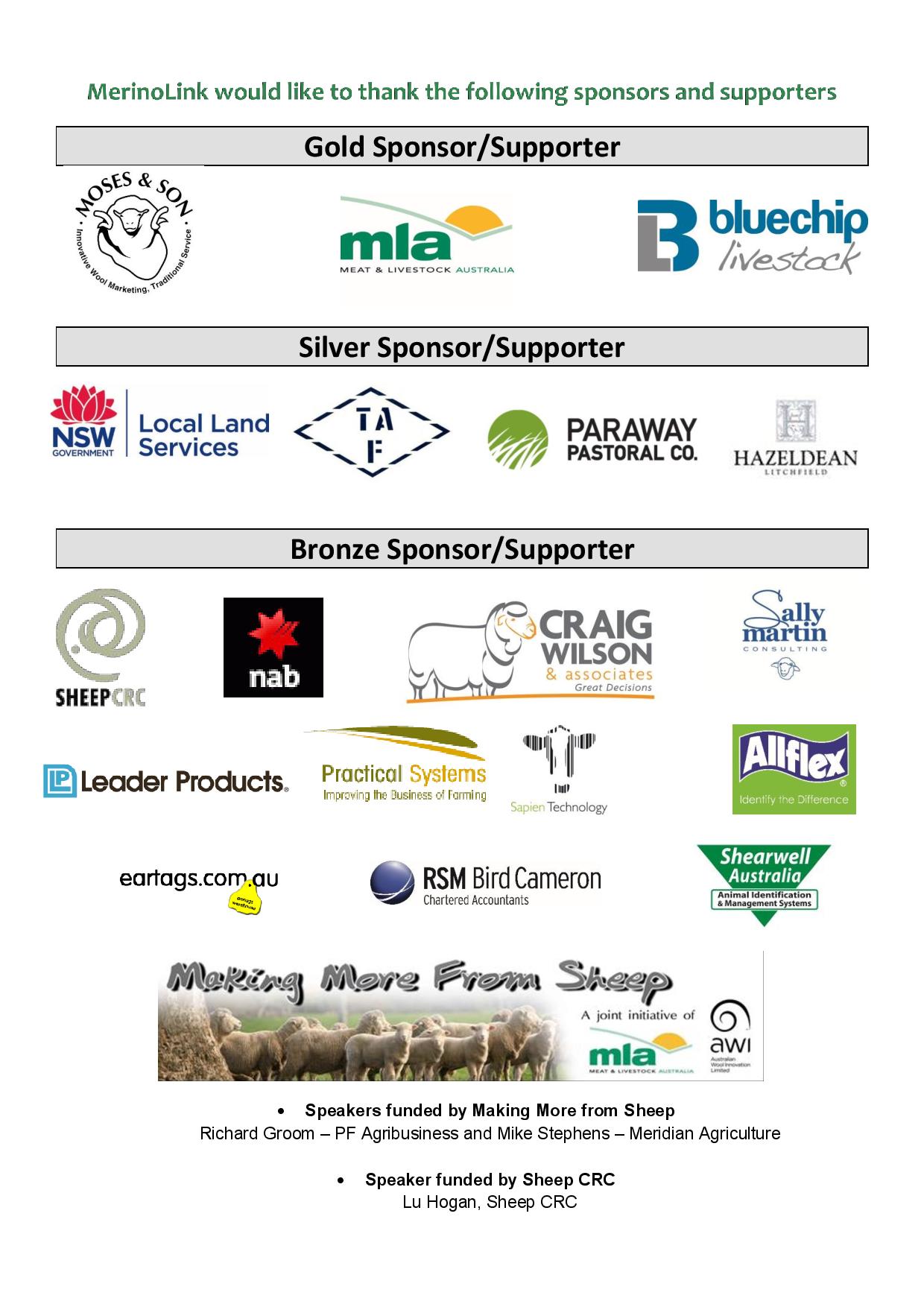 2016 ML Conference Program_Sponsors-page-001 | MerinoLink
